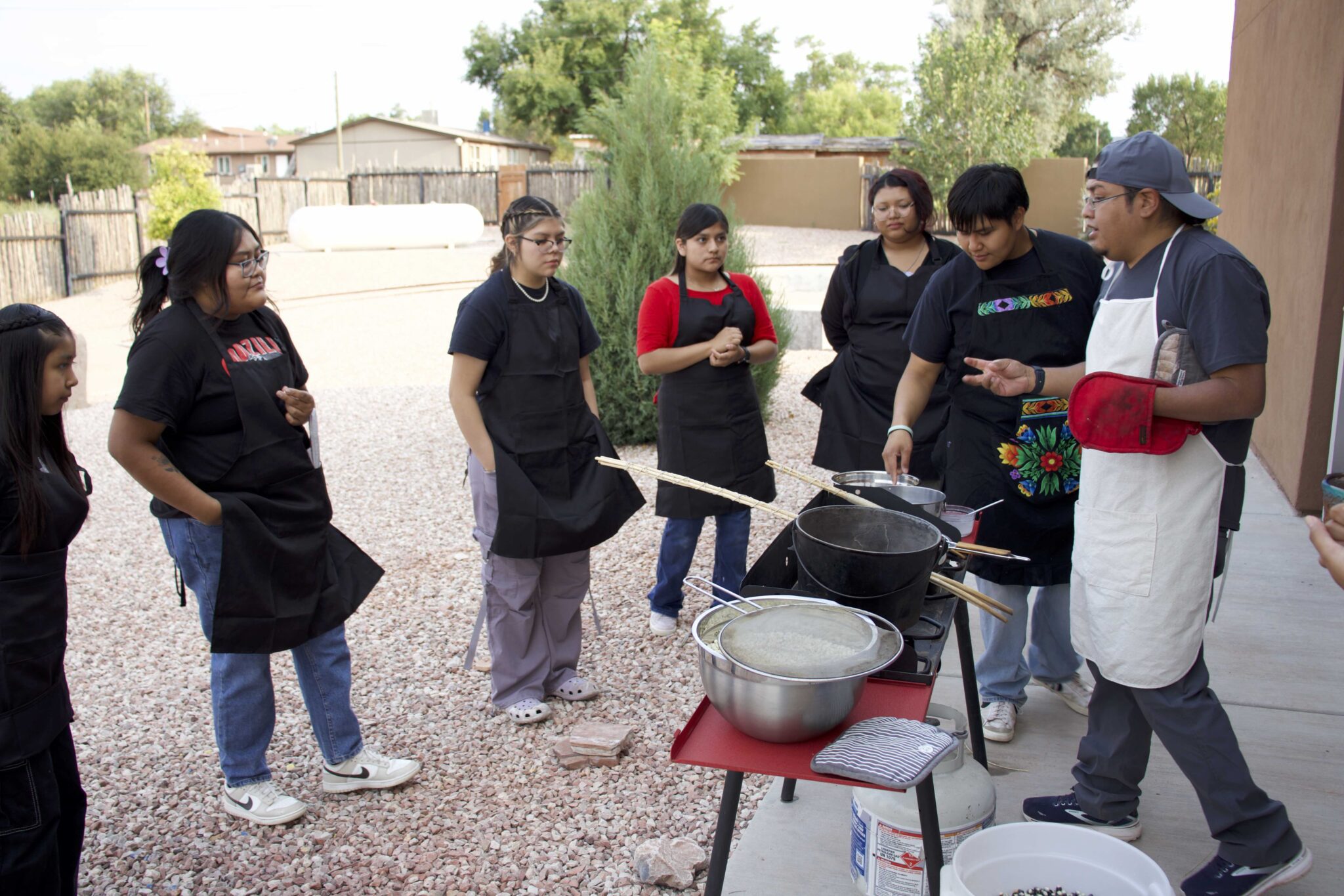 ZUNI YOUTH LEARN TRADITIONAL PUEBLO COOKING, PREPARE FOR GRAND CANYON ...